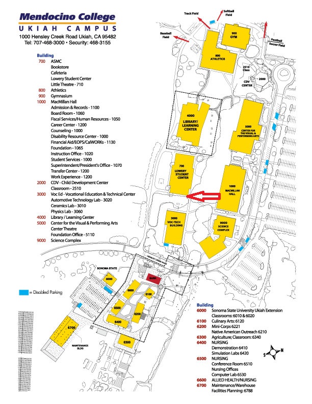 Mendocino College Campus Map – Interactive Map Mendocino College Campus Map – Interactive Map